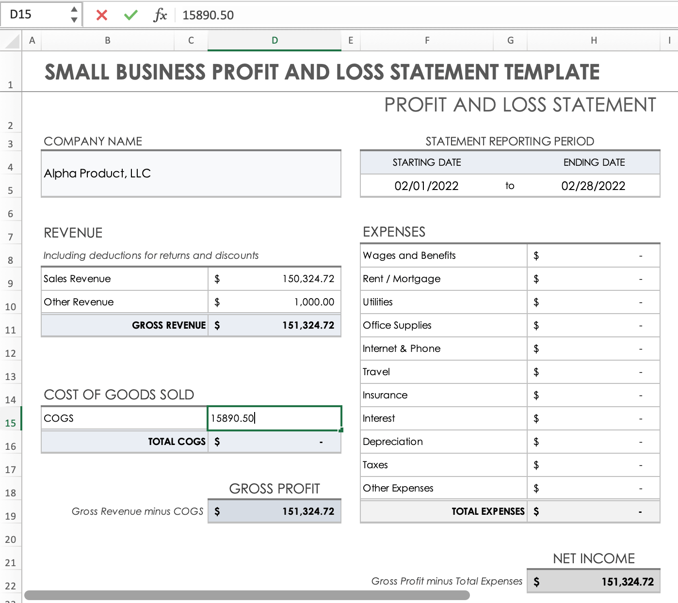 How to Calculate Profit Loss in Excel : Step-by-Step Guide - Priyotottho How to Calculate Profit Loss in Excel : Step-by-Step Guide - Priyotottho